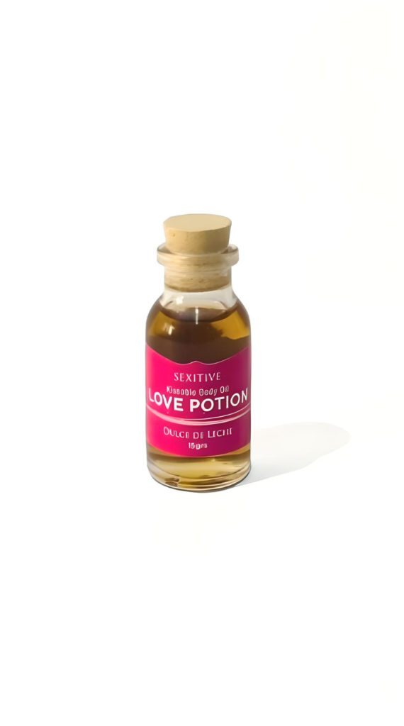 Aceite Love Potion Comestible para Masajes Dulce de Leche